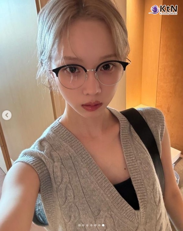 청춘 영화 찍었네 에스파 윈터 수수한 스타일링으로도 빛나는 미모