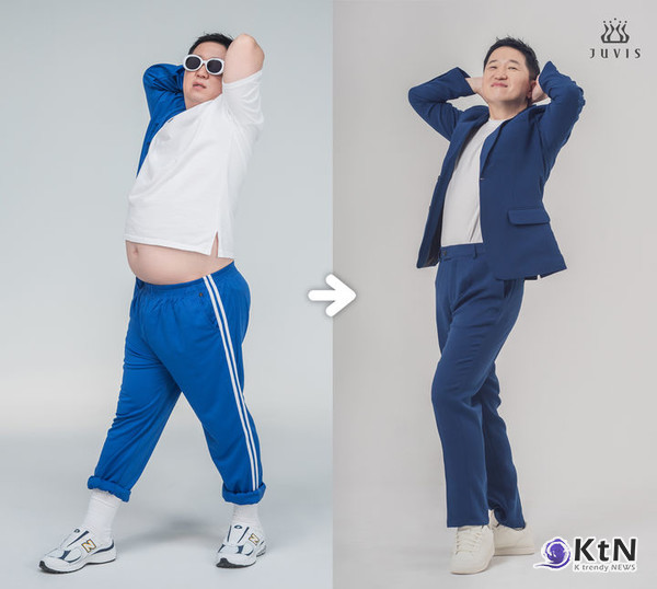 4개월 만에 홀쭉해졌네!...정형돈, 21kg 감량 비결?!.."30대 이후 첫 70kg대 진입"